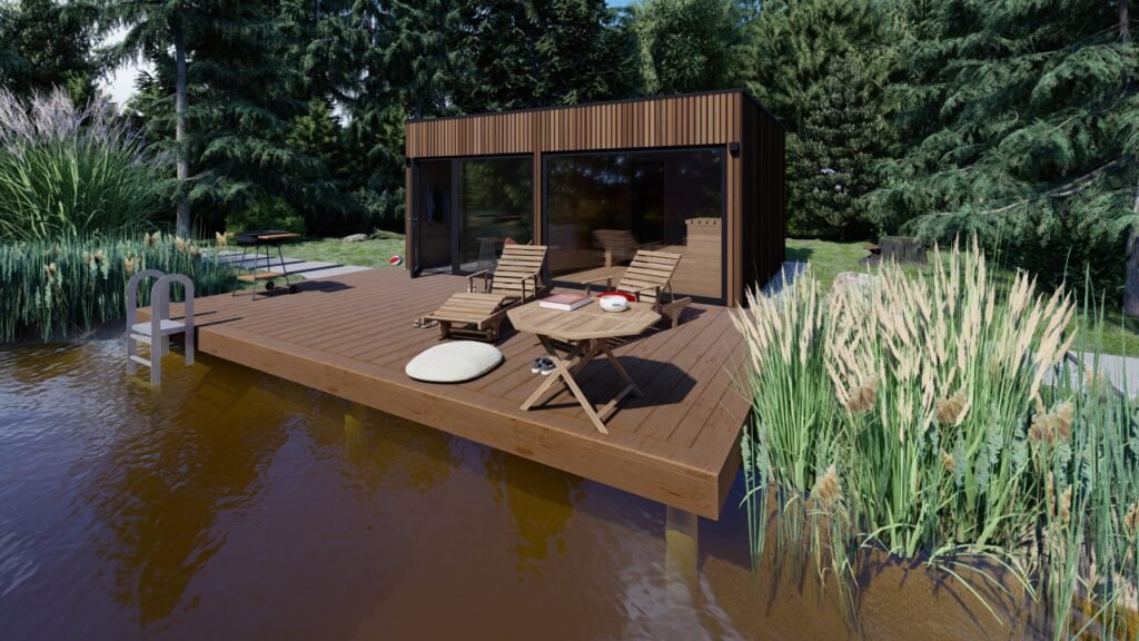 Sauna Prefabricada SIP Riga, 24 m² - casitasprefabricadas